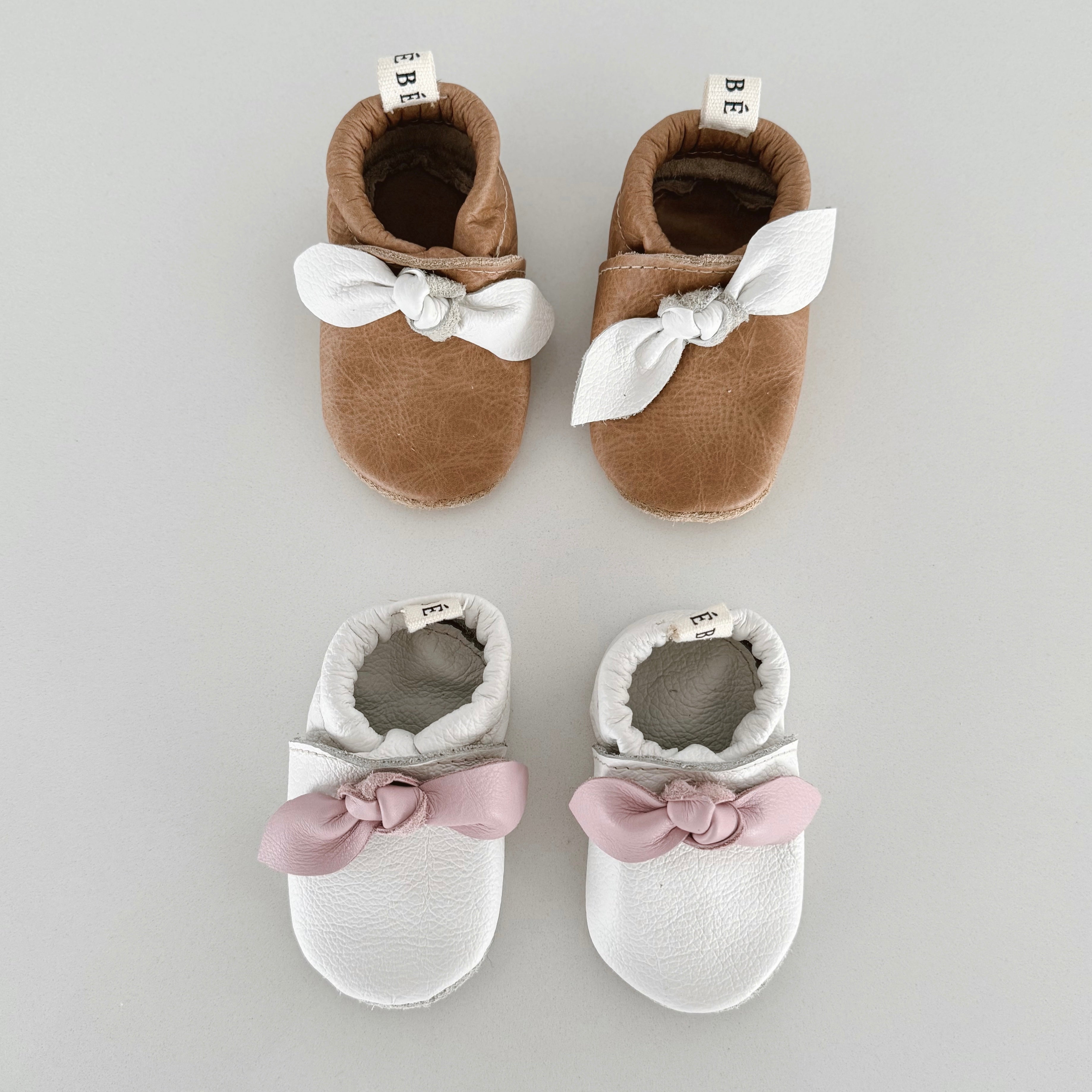 Leather Bows Shoes – Bébé Cadeaux