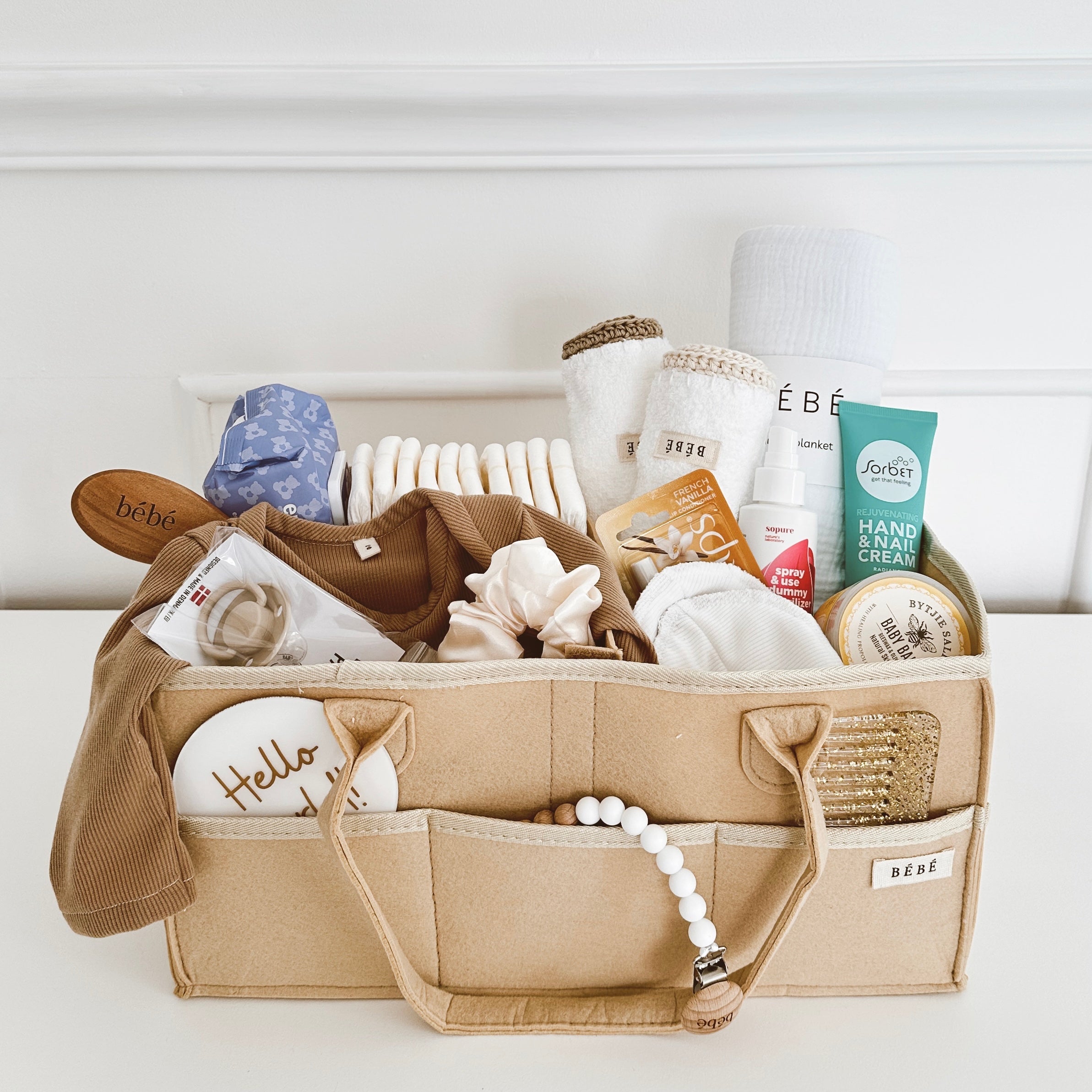 Filled Diaper Caddy – Bébé Cadeaux